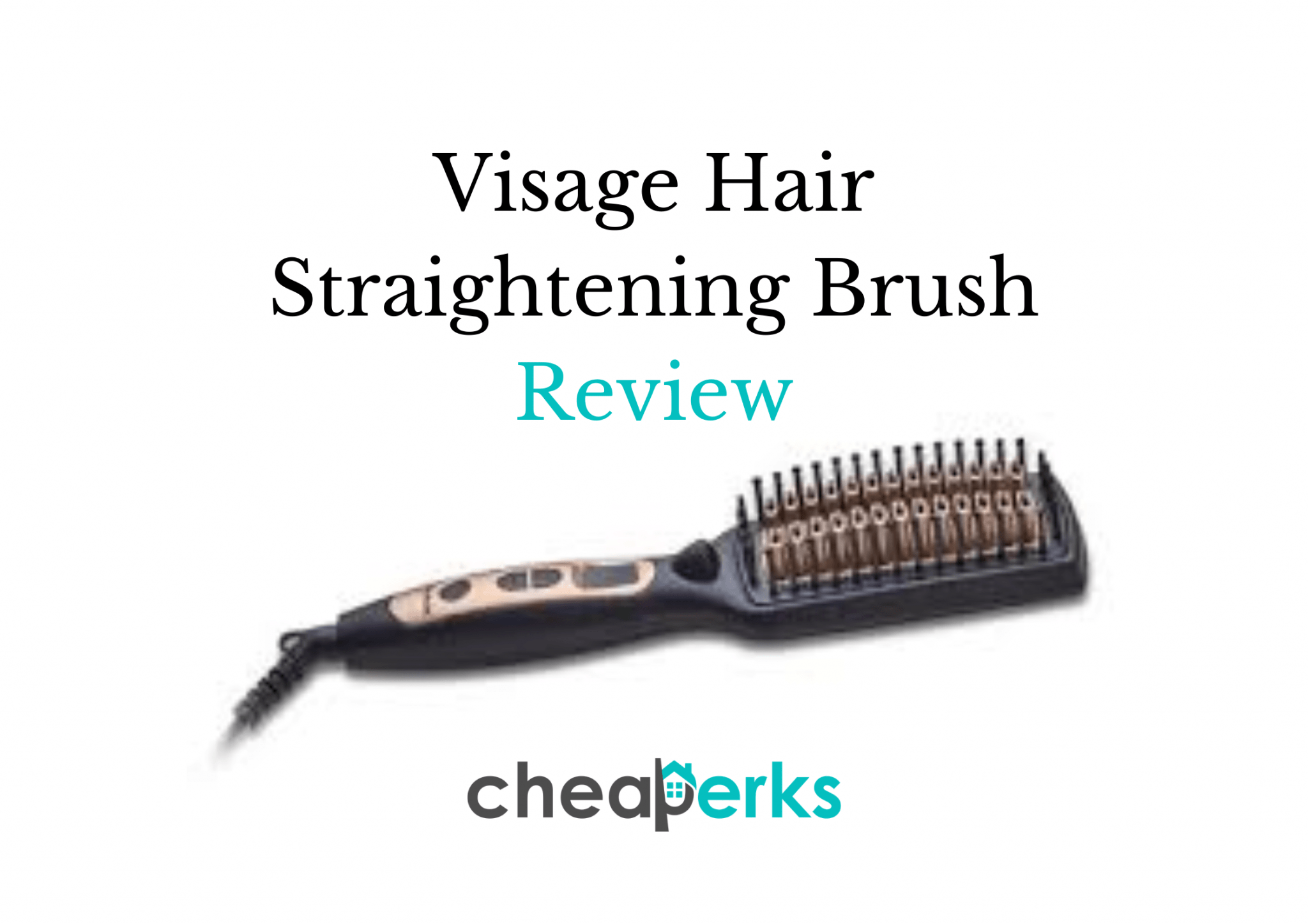 Visage Hair Straightening Brush Review | Worth OR Waste? - Cheaperks